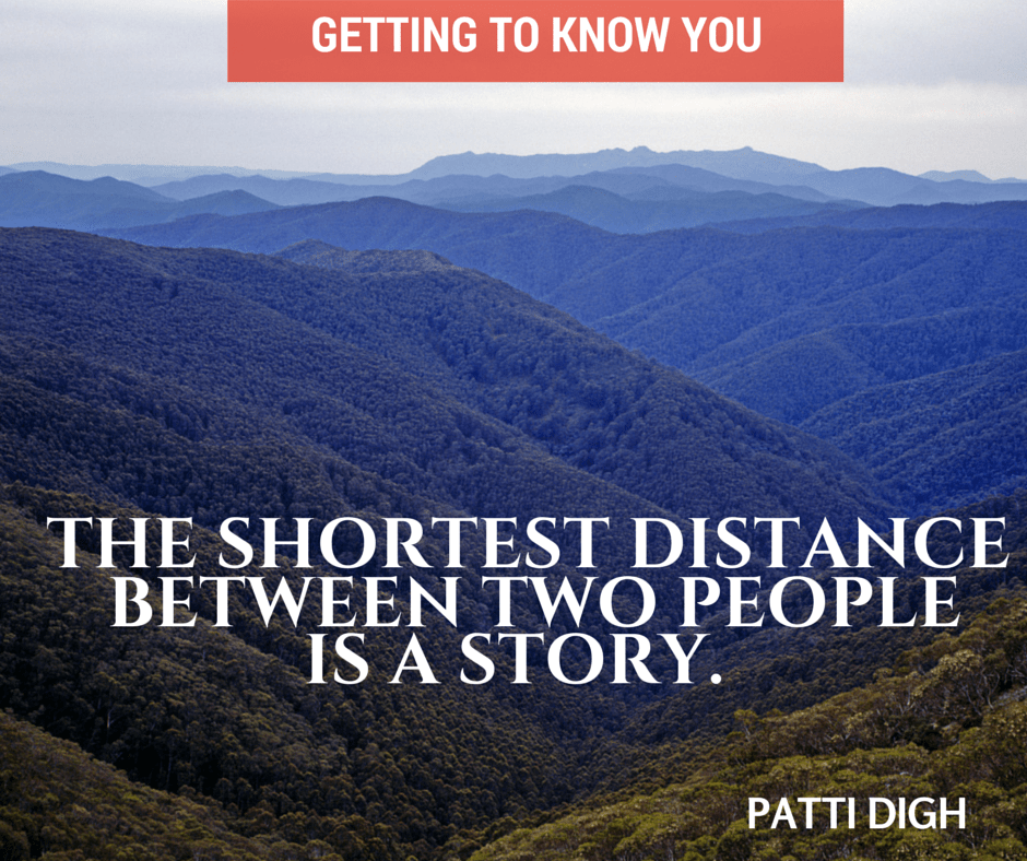 the shortest distance between two people is a story - Cooker and a ...
