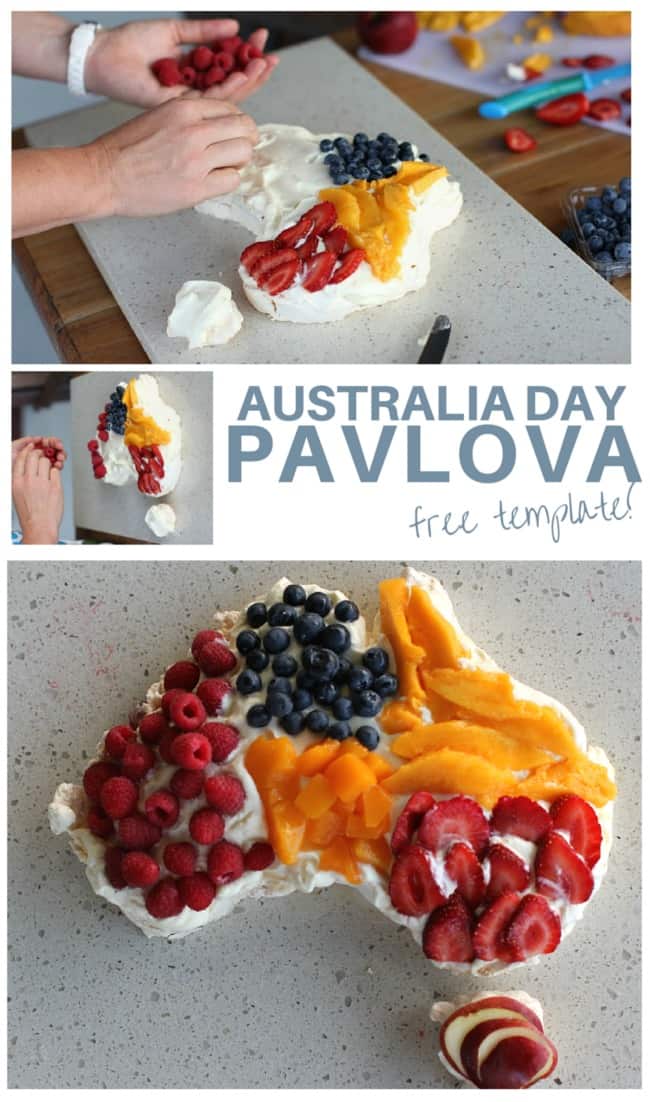 Australia Day Pavlova - Cooker and a Looker - Australian Home Cooking