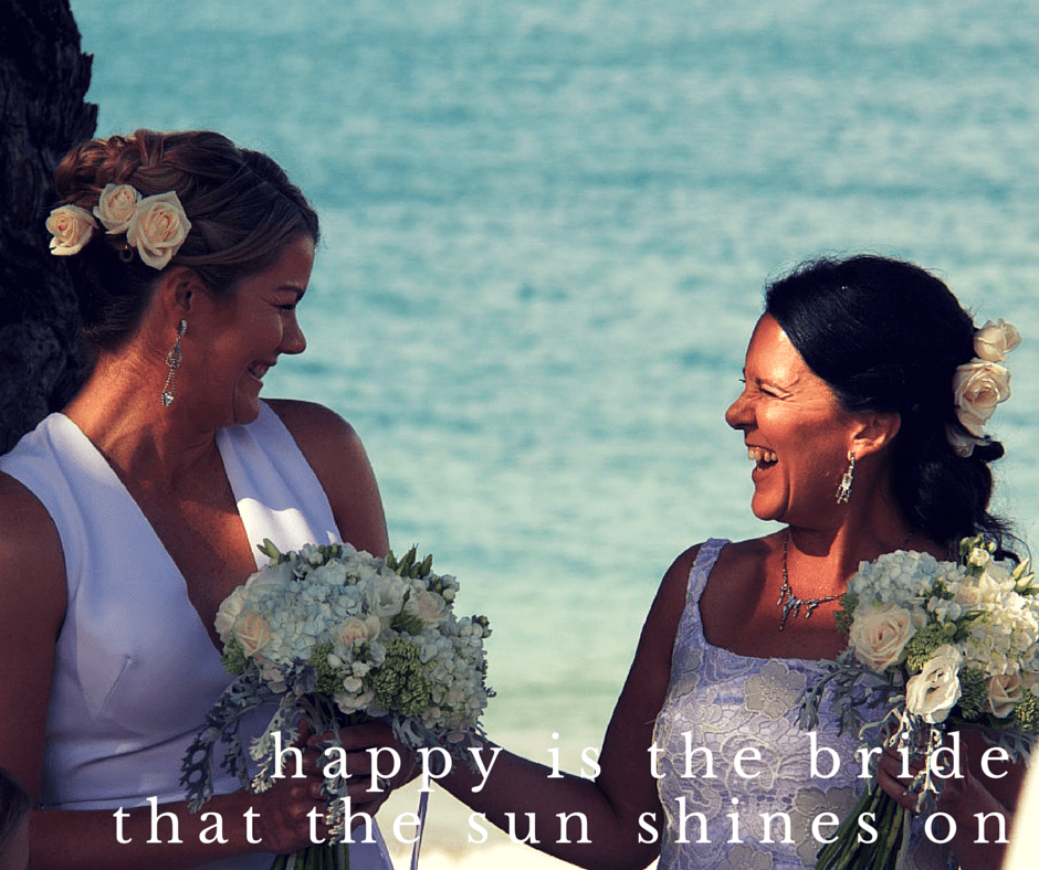happy is the bride that the sun shines on - Cooker and a Looker ...