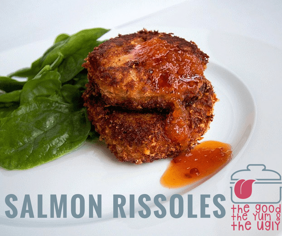 salmon rissoles: the good, the yum & the ugly - Cooker and a Looker ...