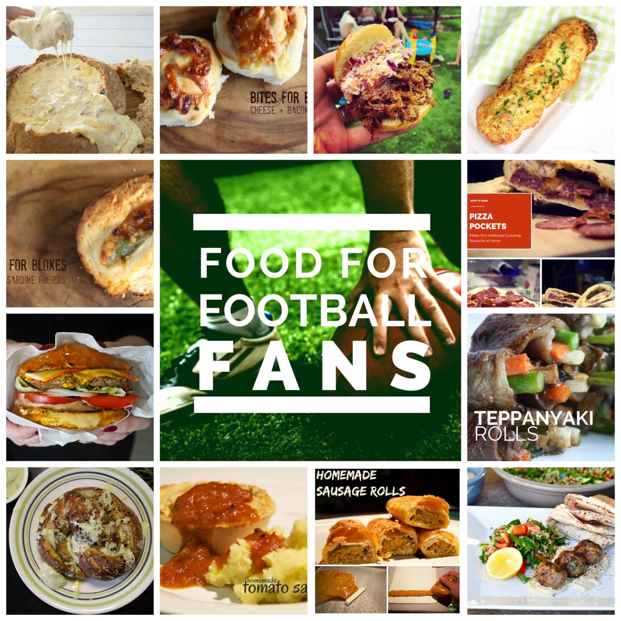 food for football fans - Cooker and a Looker - Australian Home Cooking